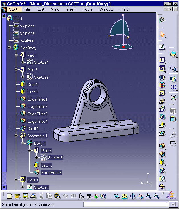 Part Design Workbench